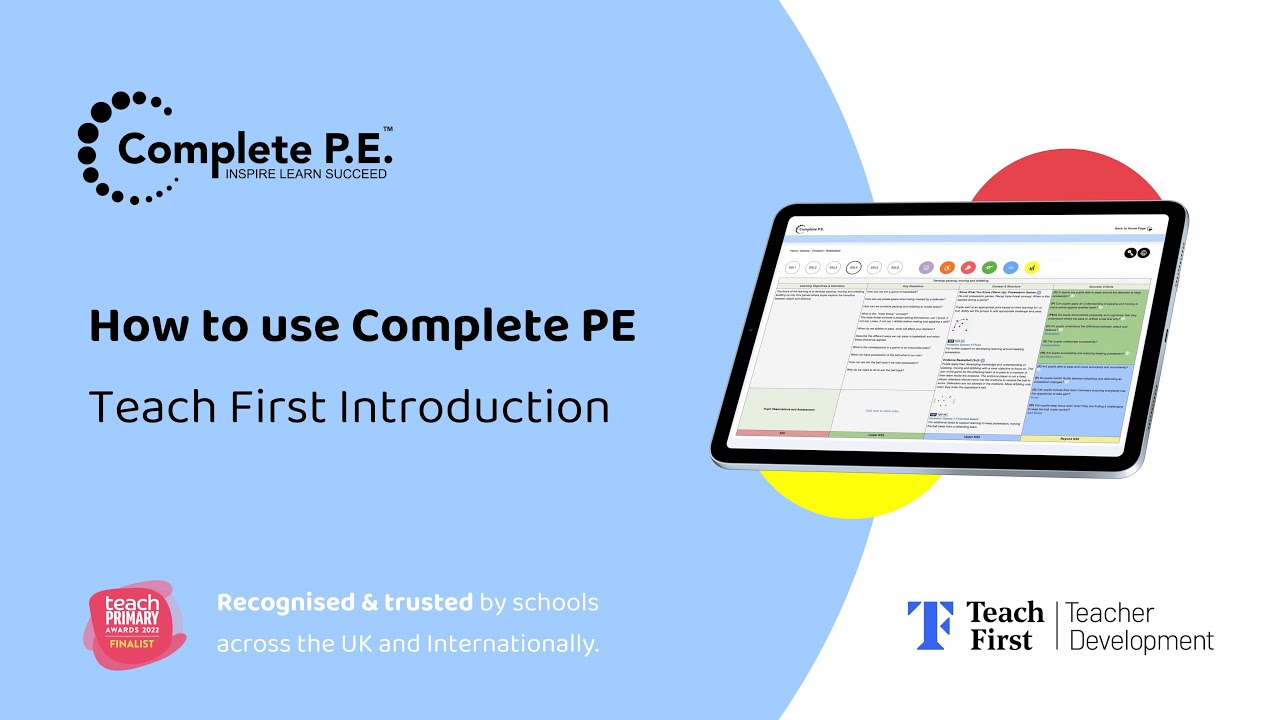 How to use Complete PE: Teach First Introduction