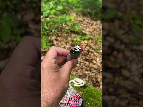 Survival Skills: Universal Fire Starter for Emergency Situations π₯. #survival #lifehacks #camping