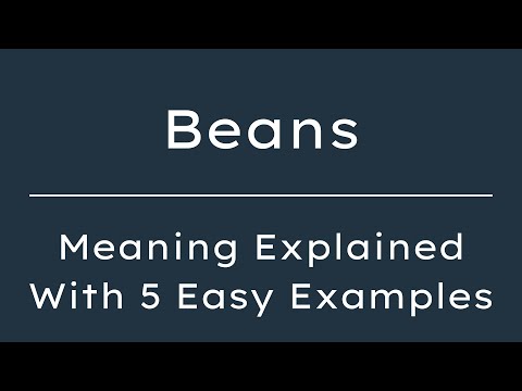 Beans Meaning in English, Definition of Beans, Meaning of Beans With Examples