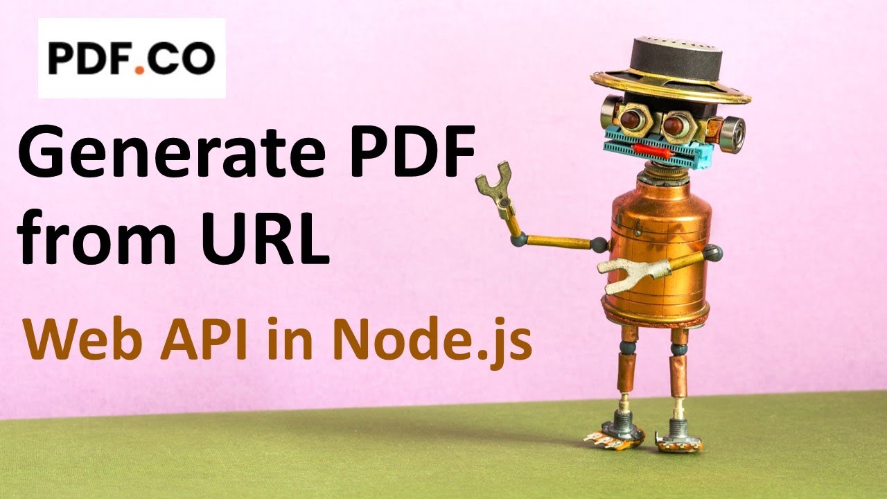 Convert Web Page URL to PDF with PDF.co API in JavaScript (Node.js)