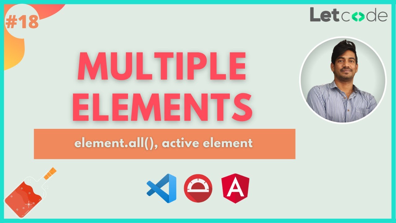 How to find multiple elements | Protractor Tutorial | LetCode