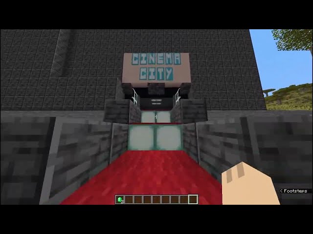 Functional Rickroll video with sound. Minecraft Map