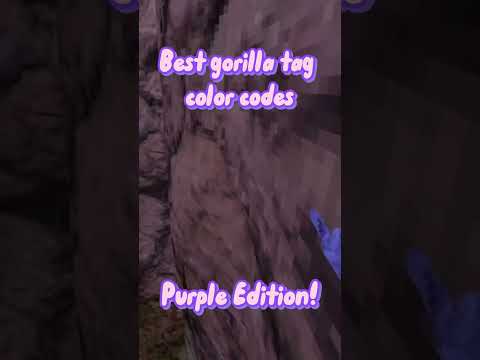 The best gorilla tag color codes (Purple Edition)