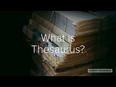 What is a Thesaurus?