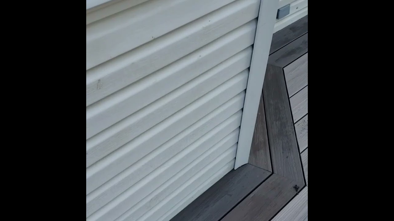 Large Composite Deck with Octagon Inlay