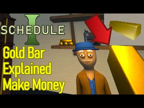 Schedule 1 gold bar guide, how to use gold bars and make money