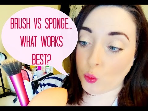 Make-Up Brush Vs Sponge… What Works Best?