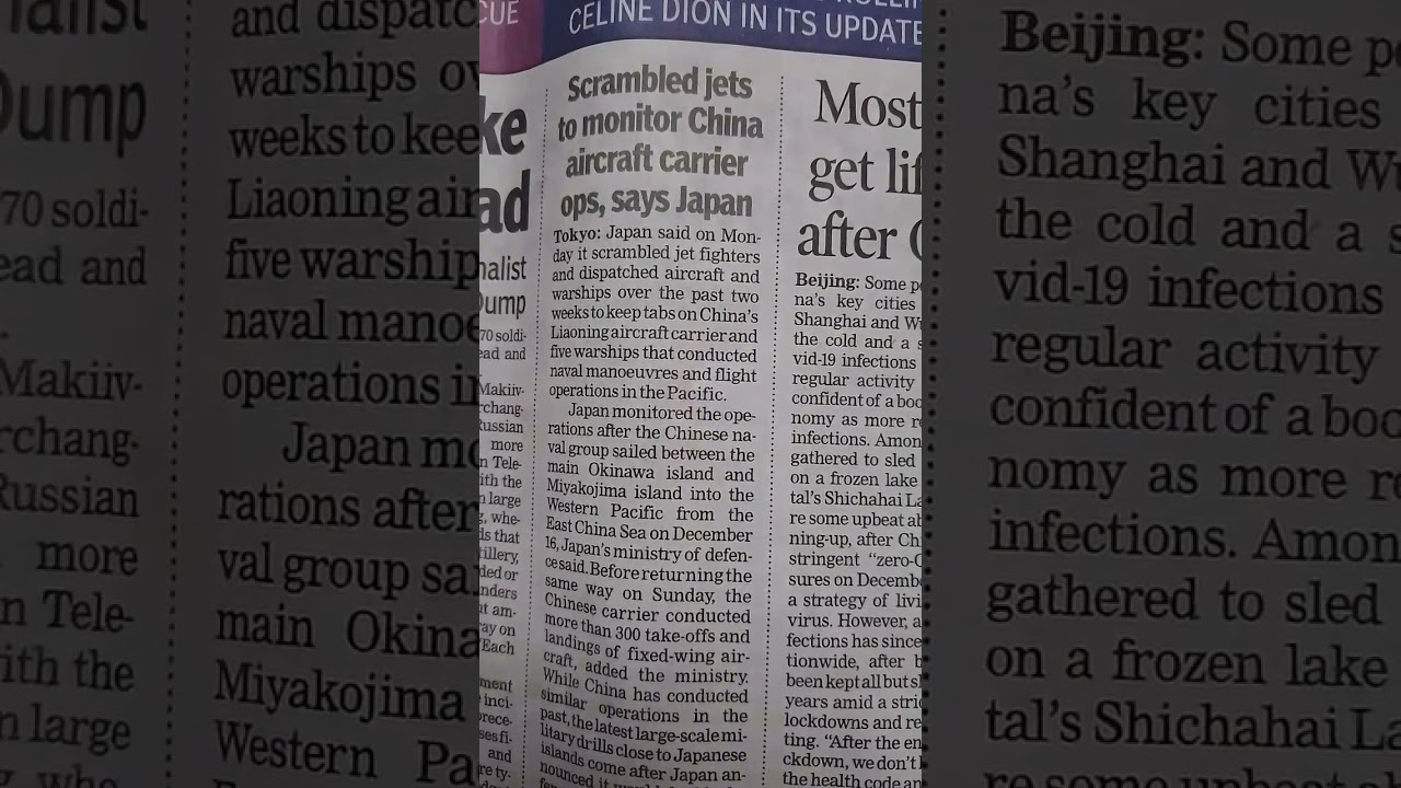 English Newspaper Headlines Reading