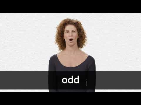 How to pronounce ODD in American English