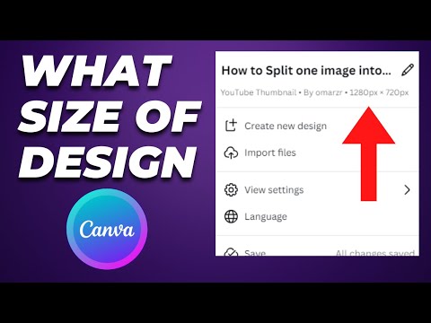 How To Know What Size of Design or Template In Canva 2025