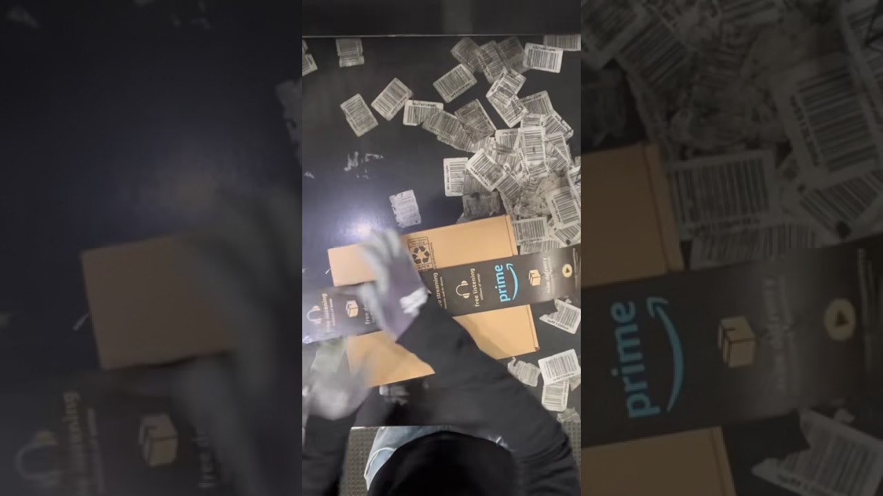 HOW I PACK AMAZON ORDERS #amazon #packing #asmr #fyp