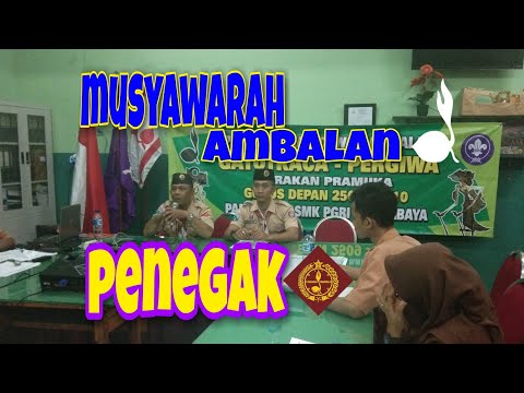 materi musyawarah ambalan penegak