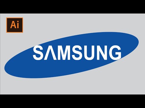 Samsung Logo Design in Adobe Illustrator #samsung #logodesign #graphicdesign #adobeillustrator