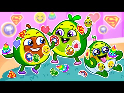 Funny Stickers Challenge! ππ½ Kids Songs and Funny Cartoons with Pit & Penny