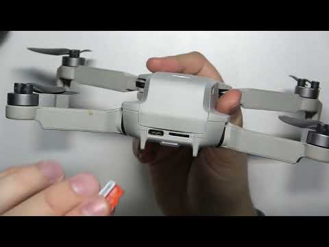 How to Input SD Card in DJI Mini SE?
