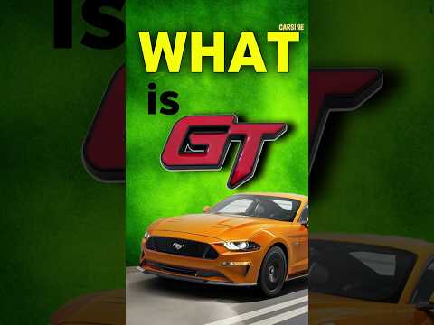 What is the meaning of GT, mustang gt #cars #facts