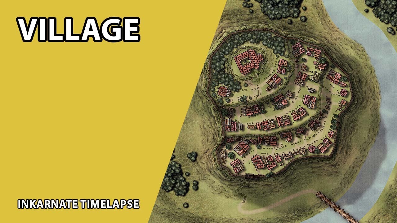 Village | Inkarnate Timelapse