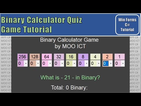 GitHub - mooict/C-Tutorial-Create-a-Binary-Calculator-Game: In this tutorial we will make a ...