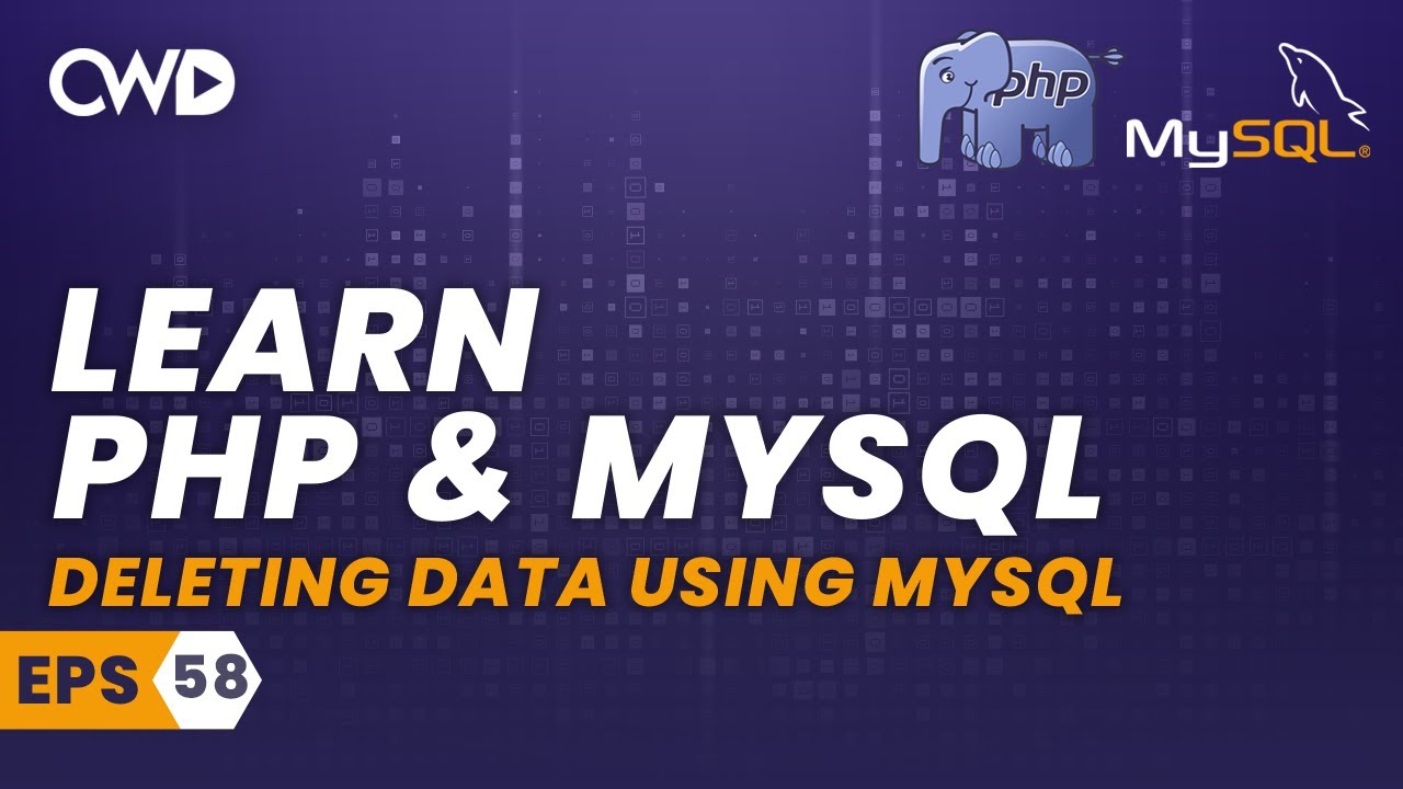 Deleting data using MySQL | PHP for beginners | Learn PHP | PHP Programming | Learn PHP in 2020
