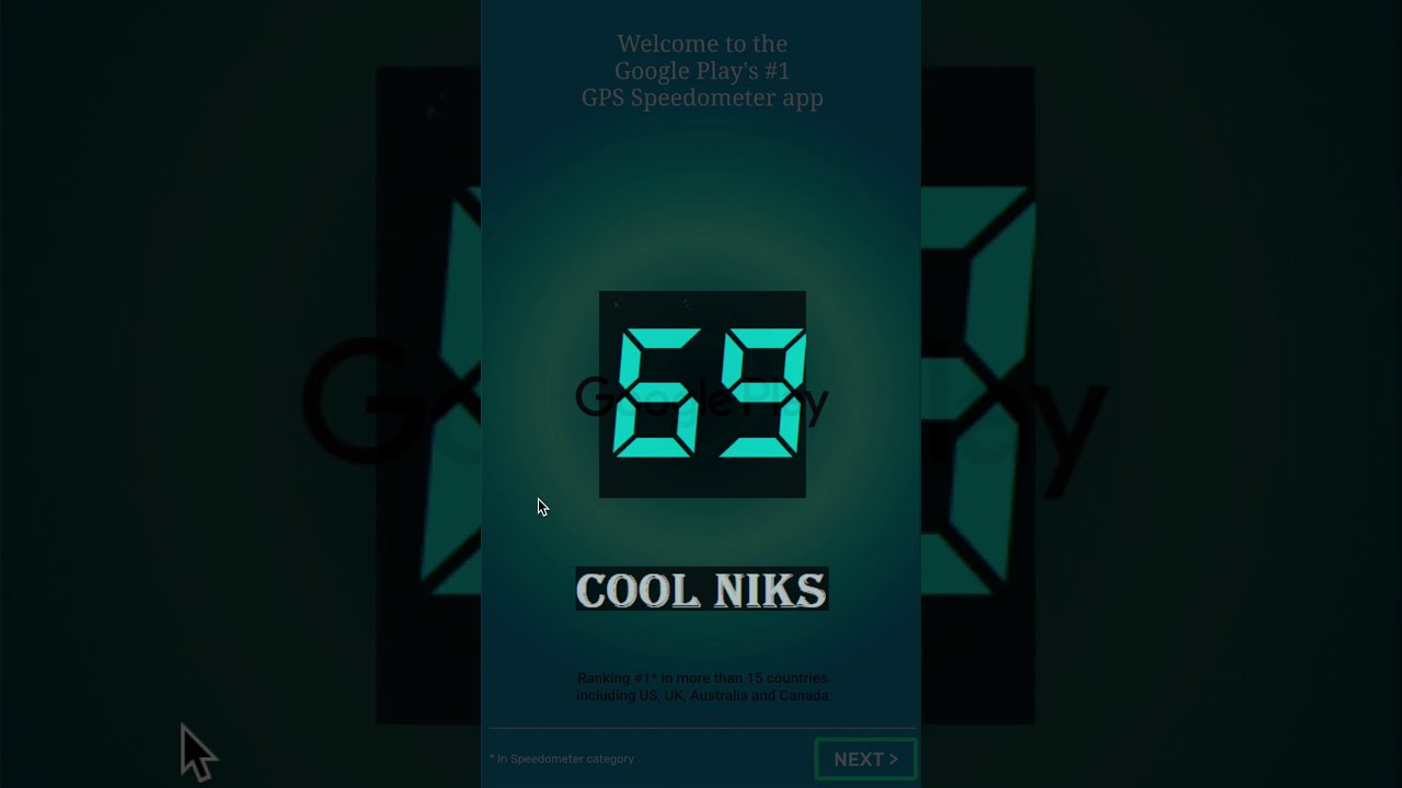 Android setup for the GPS Speedometer app by COOL NIKS