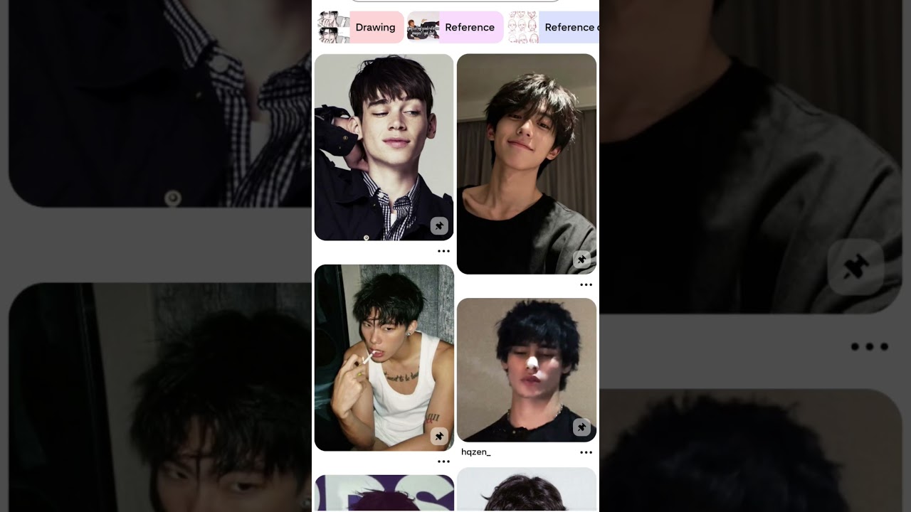 Pinterest decides what I draw pt.3 (male edition) #art #sketchbook #artist #pinterest #shorts //Div