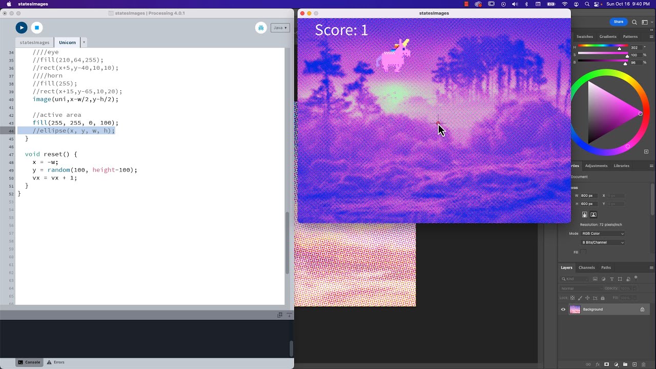 Adding Images to a Processing Project