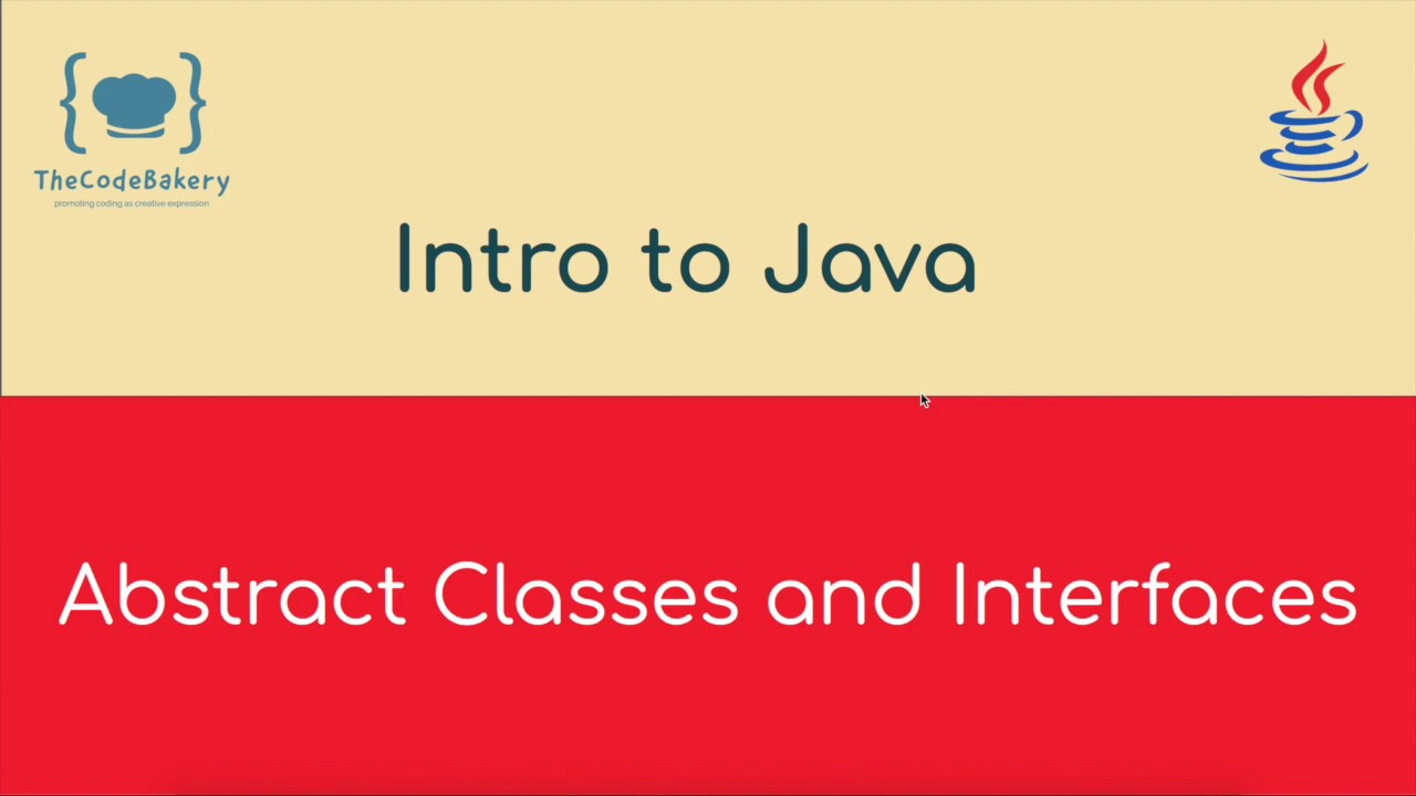 Abstract Classes and Interfaces [Java #6]