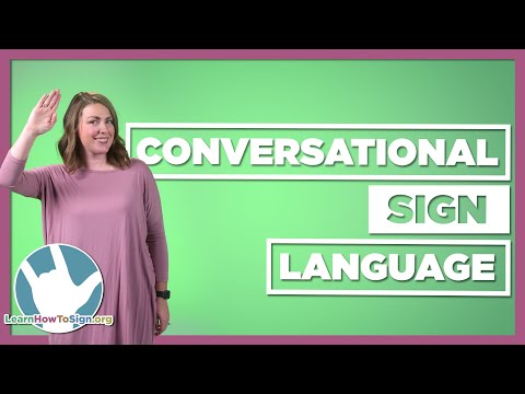 Conversational Sign Language | Part 2 | Affirmation and Negation Signs