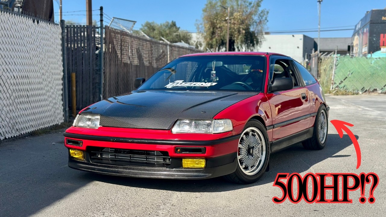 The Ultimate 90's Honda Street Build: 500HP Turbo CRX!!