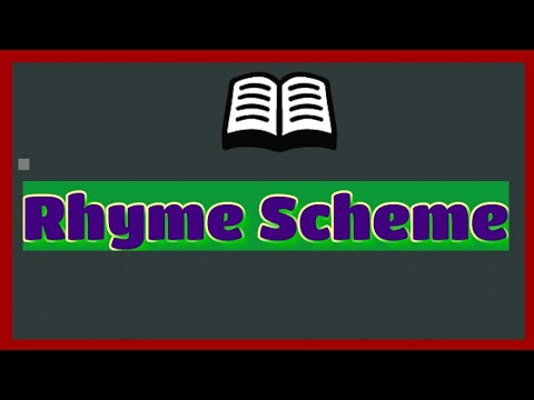 Rhyme scheme
