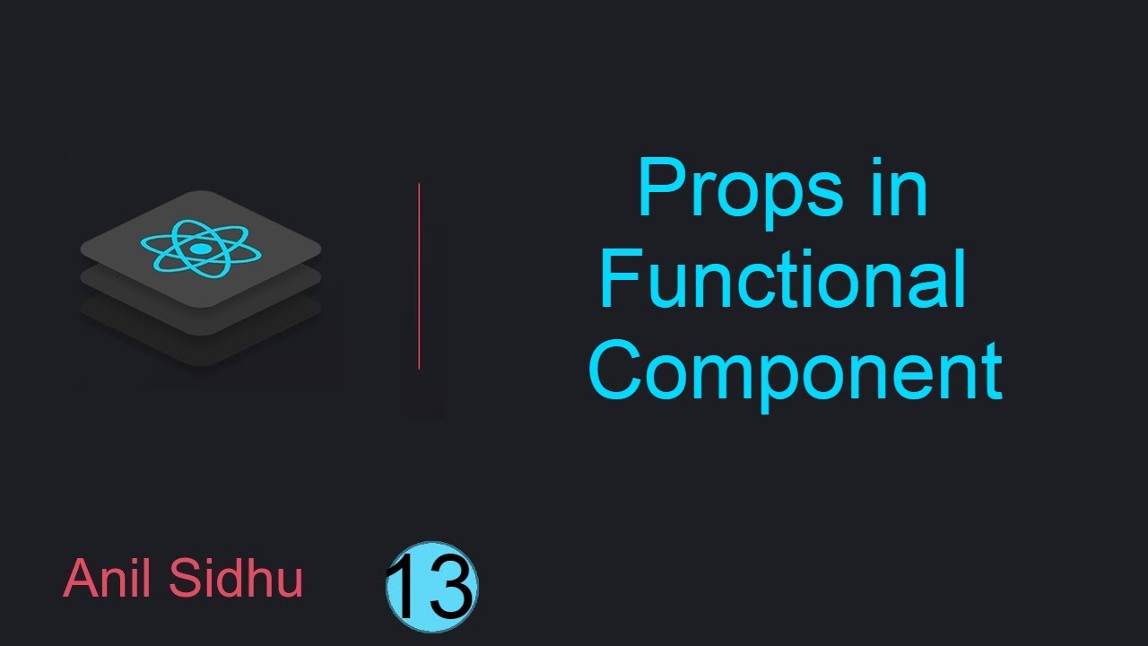 React tutorial for beginners #13 Props with functional component