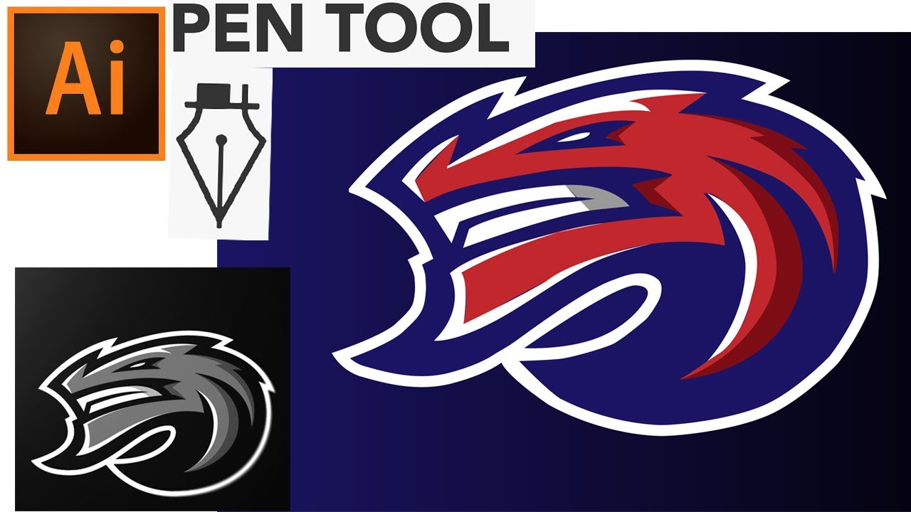 How To Create a Vector eSports Logo Design in Illustrator | eSports