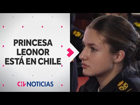 ¡ESTÁ EN CHILE! Princesa Leonor de Borbón arribó este martes a Punta Arenas - CHV Noticias