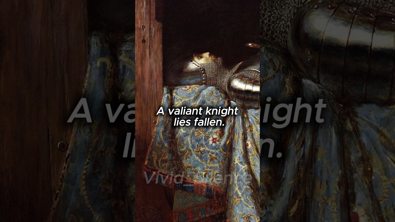 Requiescat — The Knight’s Silent Vigil 🎨 | #art #painting #shorts #history