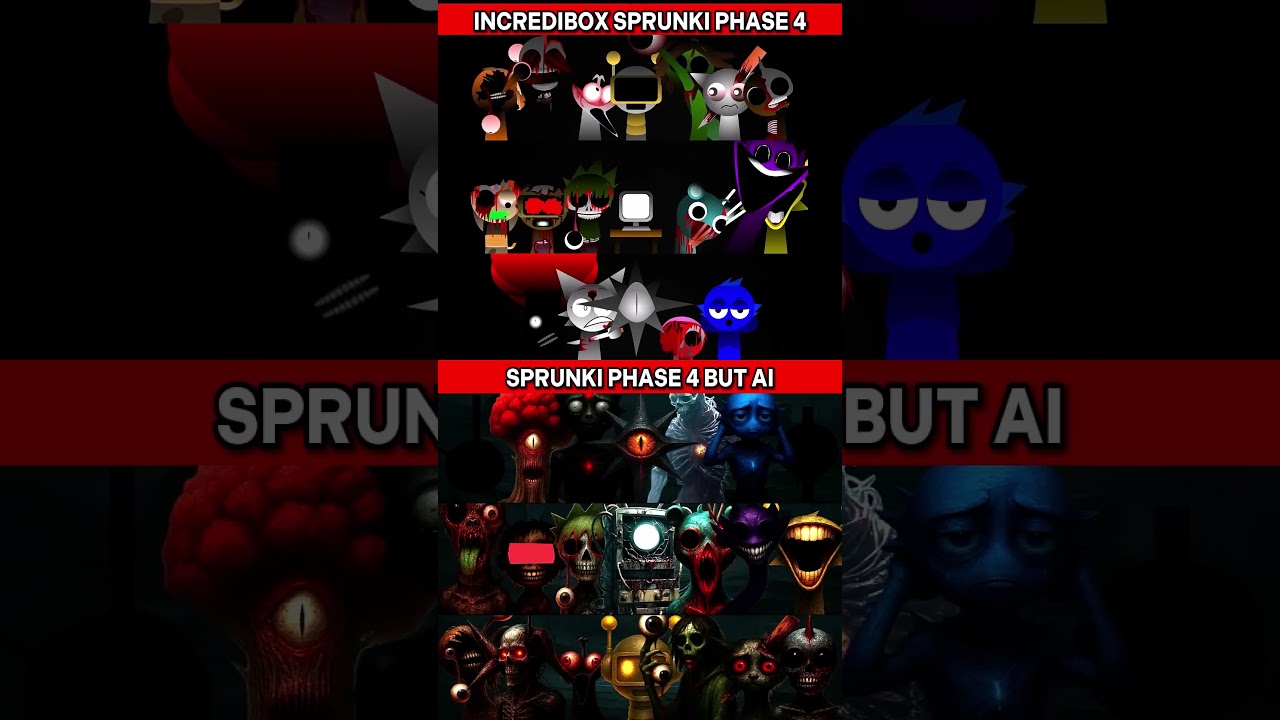 Incredibox Sprunki Phase 4 But AI Vs Sprunki Phase 4🔥🎶MIX VERSION