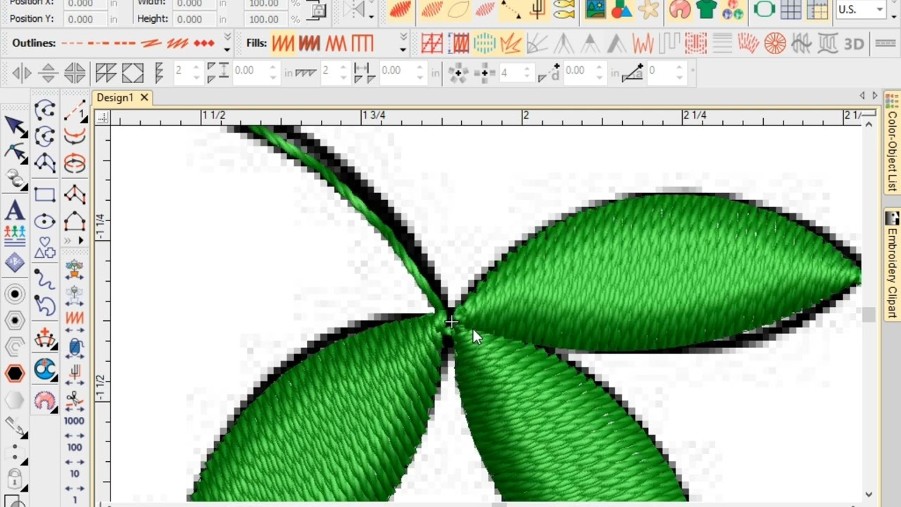 Embroidery design software tutorial || wilcom e4.2 tutorial
