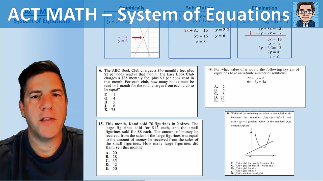 ACT Math - System of Equations
