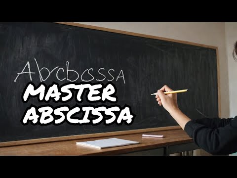 English Vocabulary: abscissa