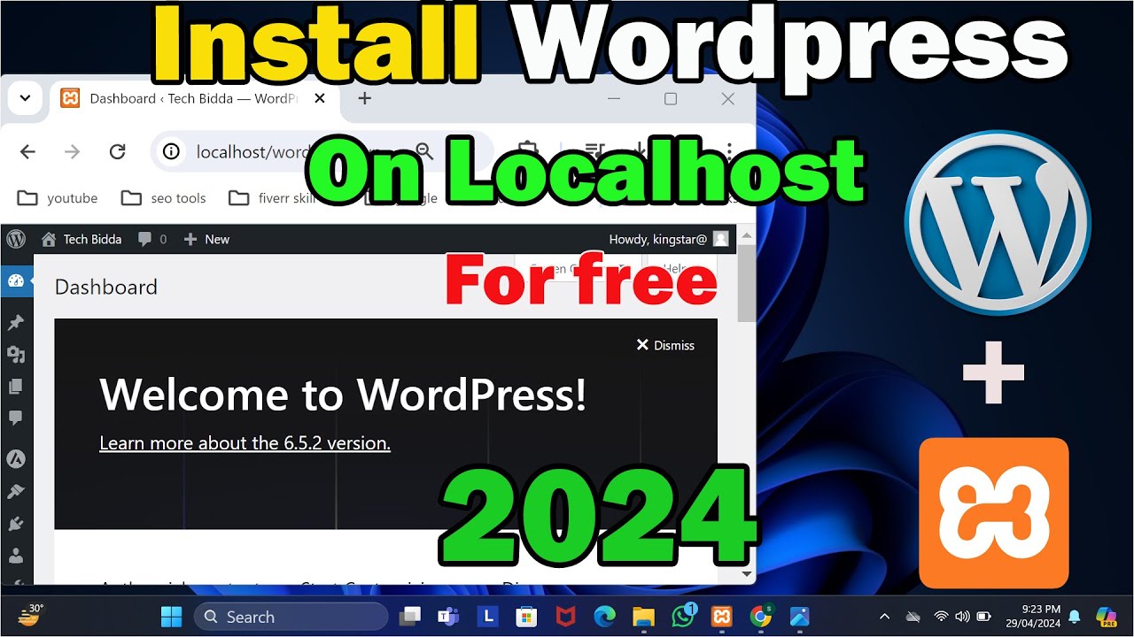 How to Install WordPress on Localhost (2024) Step-by-Step Guide