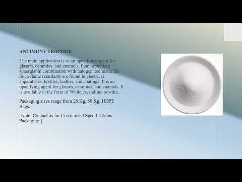 Antimony Trioxide - Antimonous oxide Latest Price, Manufacturers ...