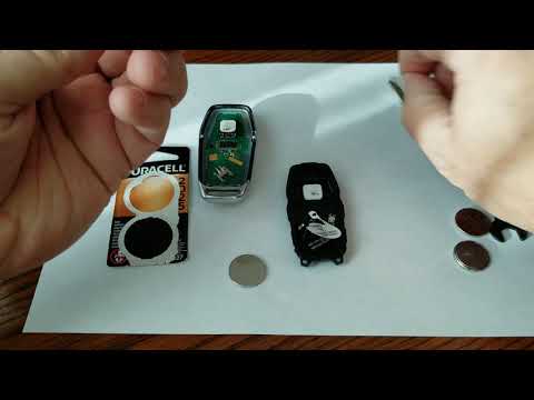 2016 Ford Explorer key fob battery replacement.
