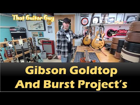 Gibson Les Paul 2017 Goldtop And 2019 Burst Refinish Project Update...