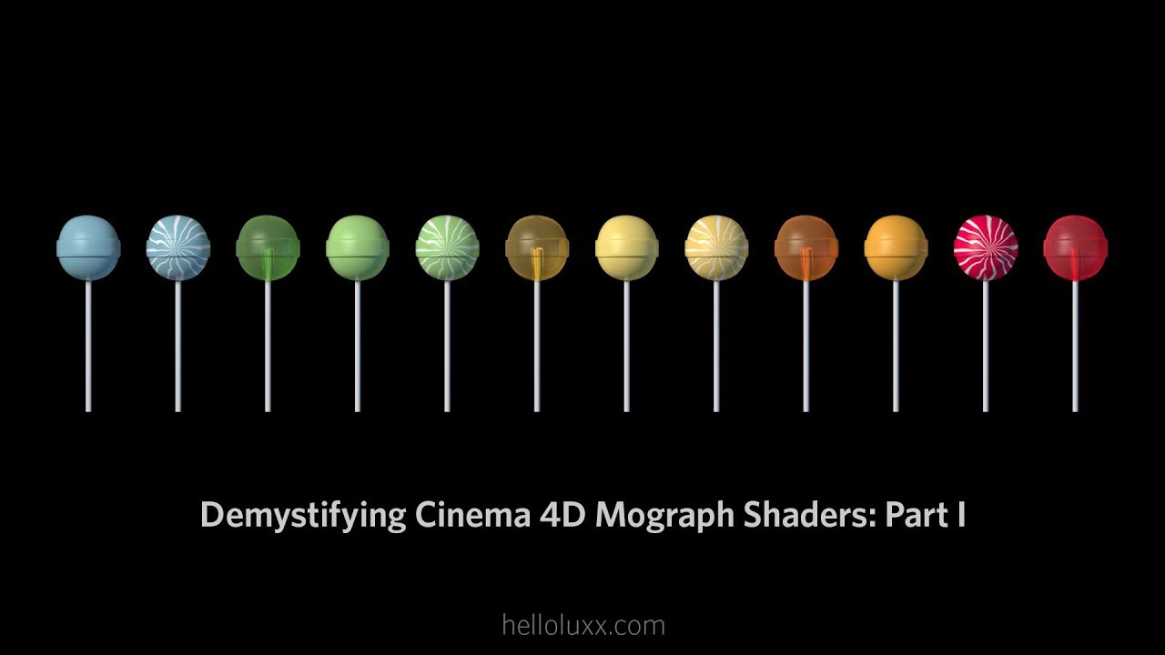 Demystifying C4D Mograph Shaders I