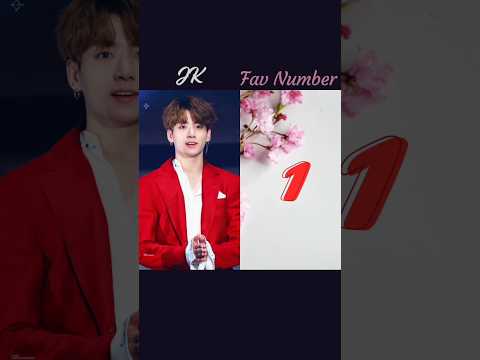 BTS member's favourite Number's ๐Comment your favourite number๐#kpopedit #jk #jimin #rm #jin #jhope