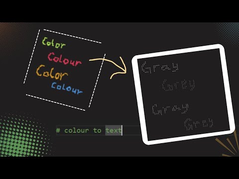 Coding an image to text art converter | Devlog