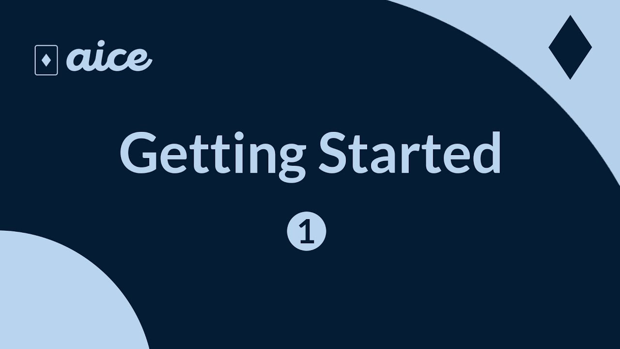 Getting Started with AiCE: AiCE Tutorials 1