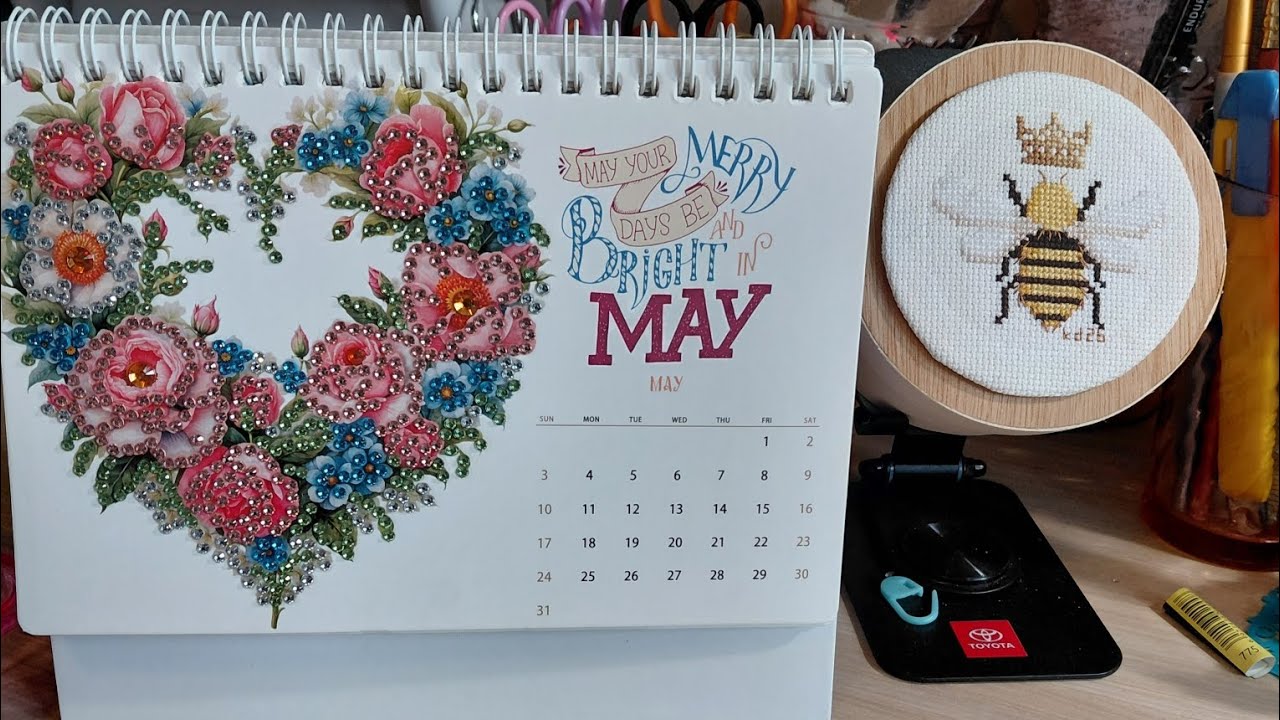 Floss Tube #13 April Update & May Birthday Plans