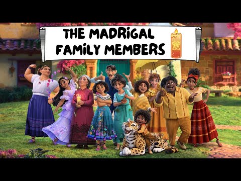The Madrigal Family Members-Encanto…: English ESL video lessons