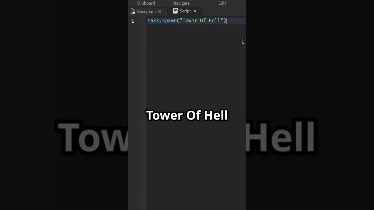 How To Make A ROBLOX GAME In 1 Line Of CODE!