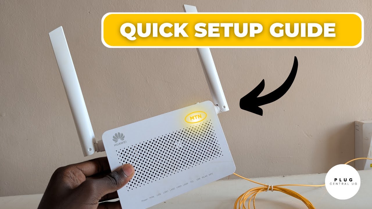MTN Fiber: Change WiFi Password, Name & Set Up- Huawei Router
